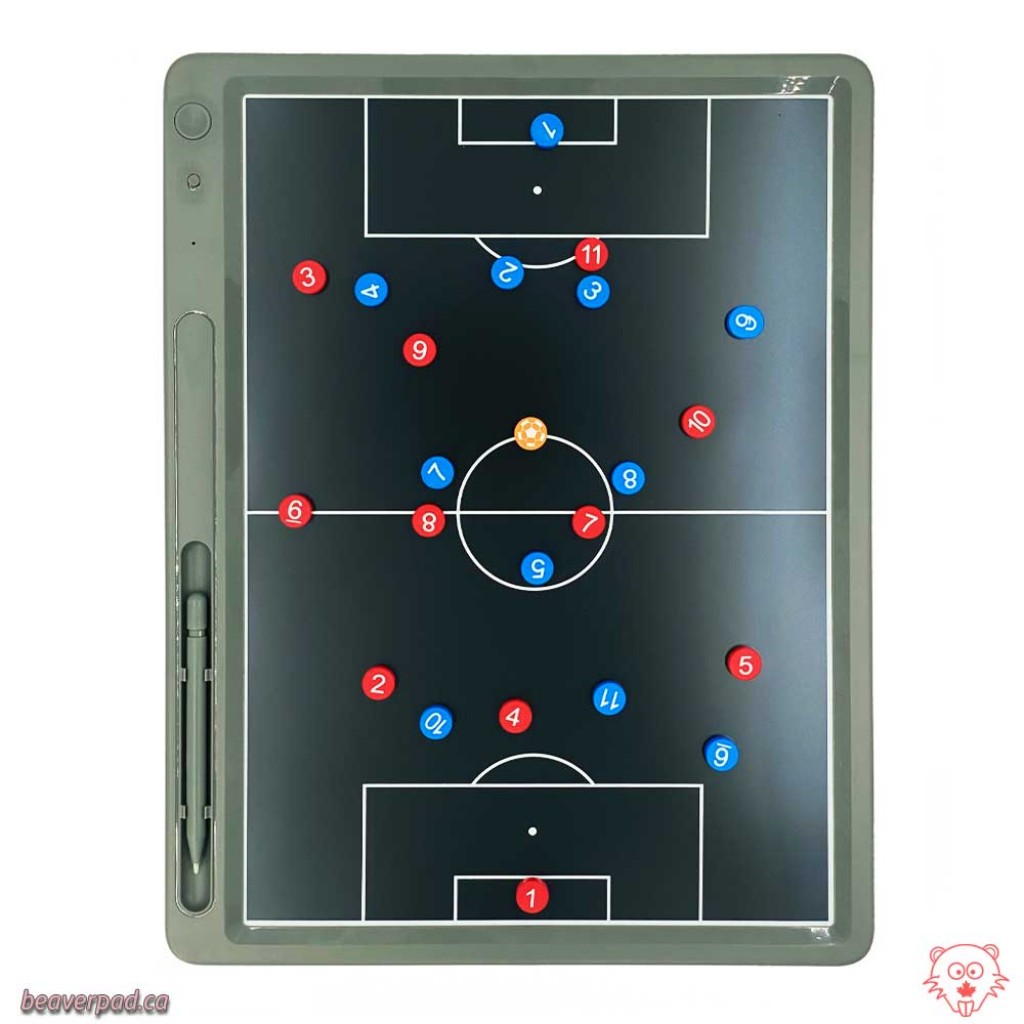 BeaverPad® 18" Magnetic Soccer Coaching / tactical LCD e-Writing Board ...